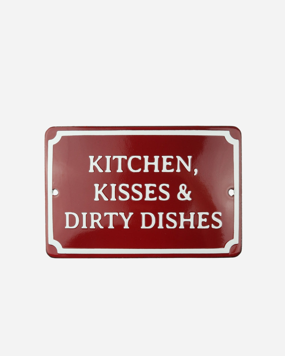 Plaquinha Kitchen, Kisses & Dirty Dishes